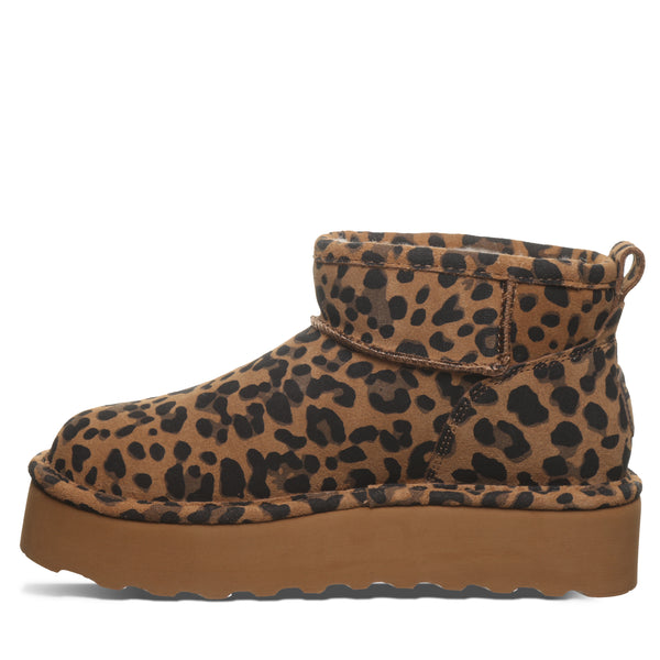 RETRO SHORTY EXOTIC TOBACCO LEOPARD – BEARPAW Shoes