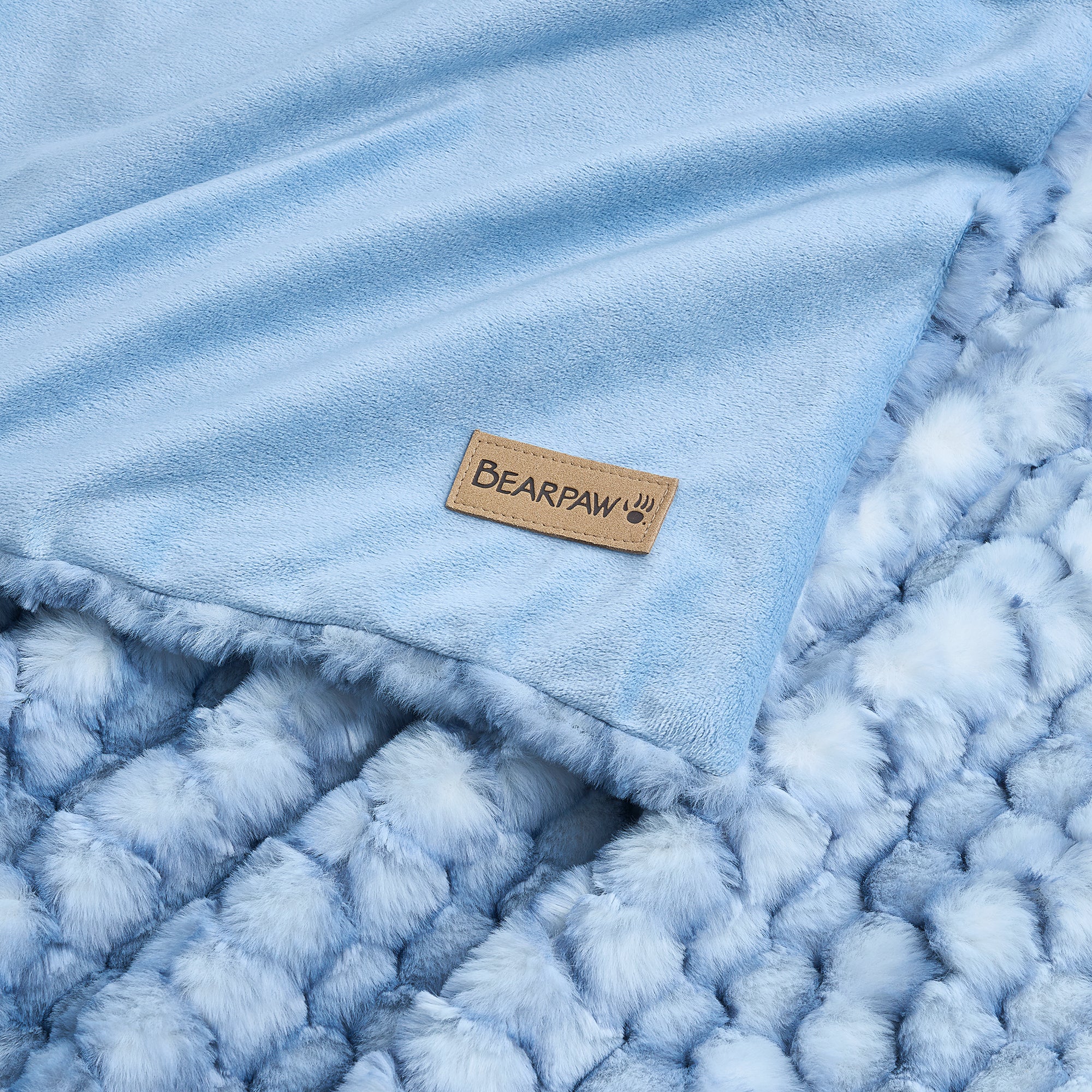 blue soft blanket